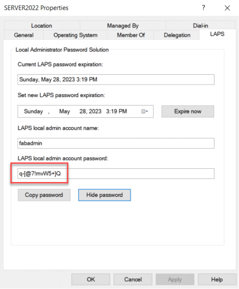 LAPS Guide - Local Administrator Password Solution